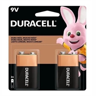 Pilha Bateria 9 volts Duracell Alcalina quadrada Retangular Comum ...
