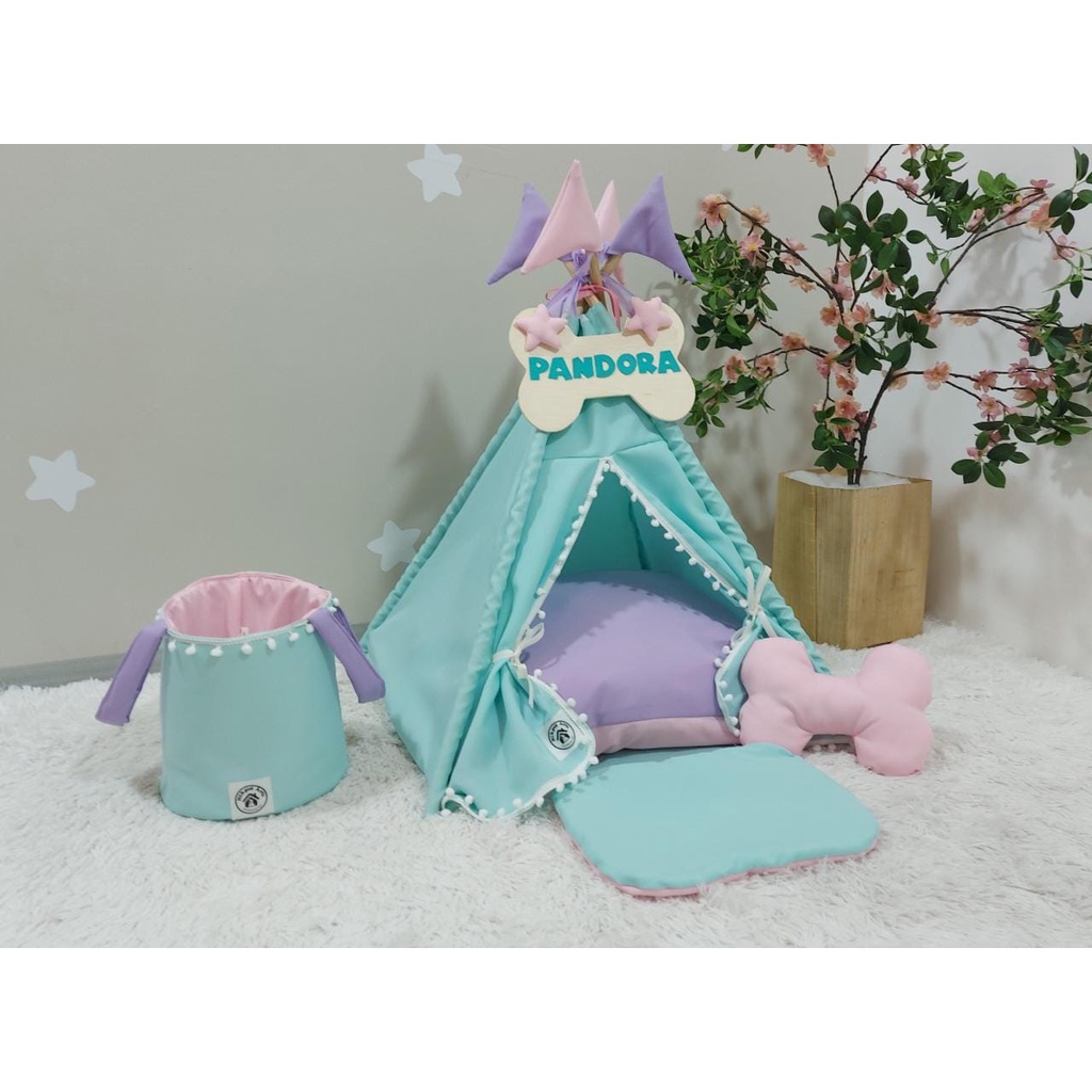 Cabana Kit Toca Cachorro Gato Cesto Organizador Pet Oca | Shopee Brasil