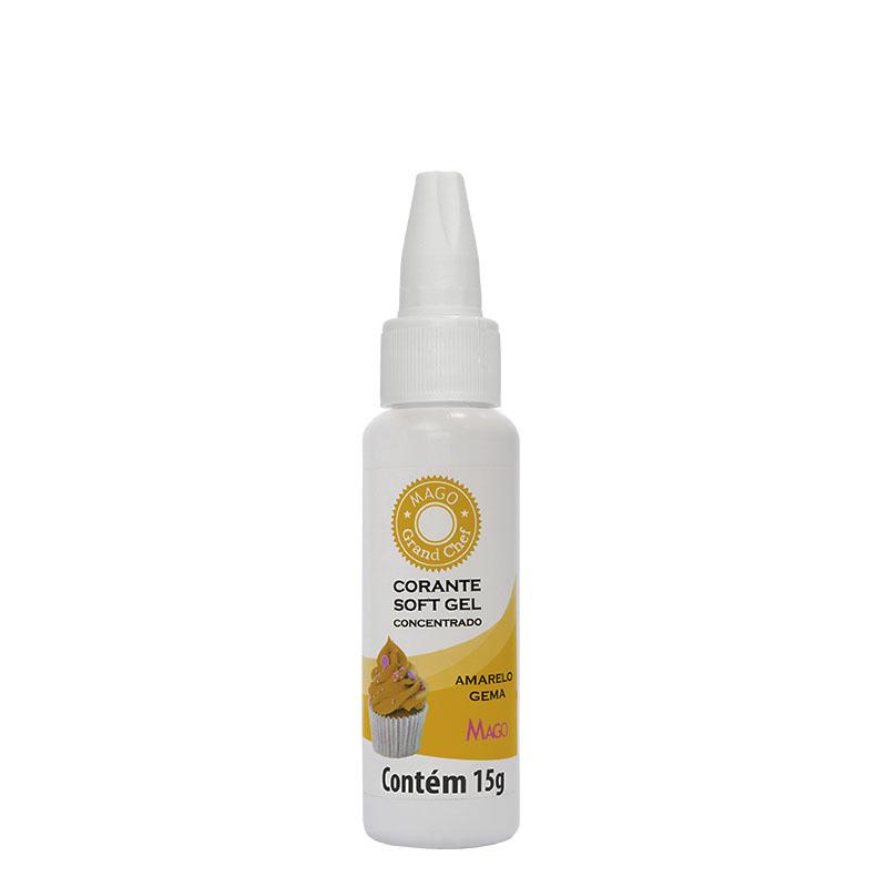 CORANTE SOFT GEL 15G AMARELO GEMA MAGO | Shopee Brasil