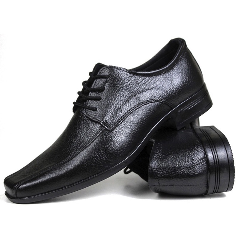 Sapato Social Masculino De Couro Legitimo Italiano Com Solado Costurado | Shopee Brasil