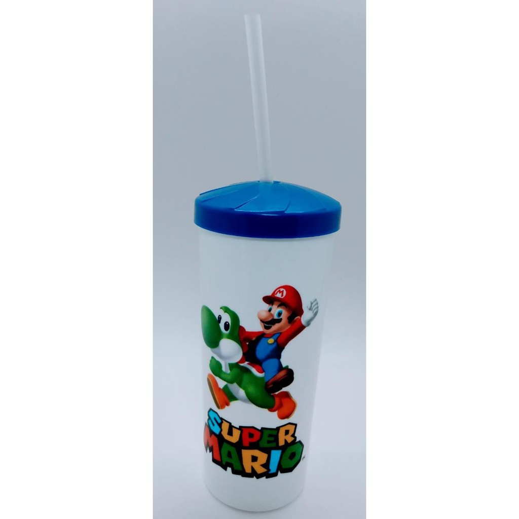 Copo Super Mario Twister + Canudo Lembrança Festa Infantil | Shopee Brasil