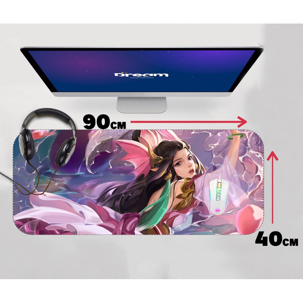 Mouse Pad Gamer Nami League of Legends LOL Extra Grande 90x40 ...