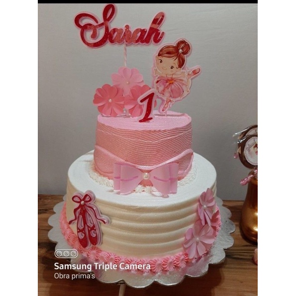 Topo de Bolo Bailarina | Shopee Brasil