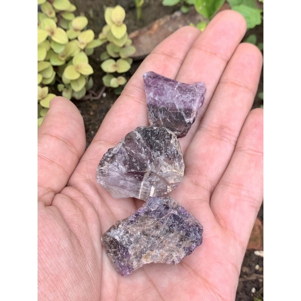 Pedra Mica Roxa Lepidolita Natural Bruta - Pedra da Serenidade e ...