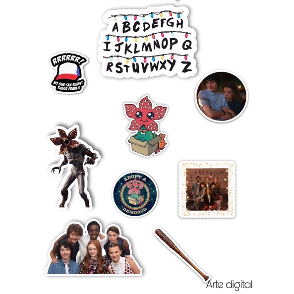 topo para bolo topper série Stranger Things personalizado | Shopee Brasil
