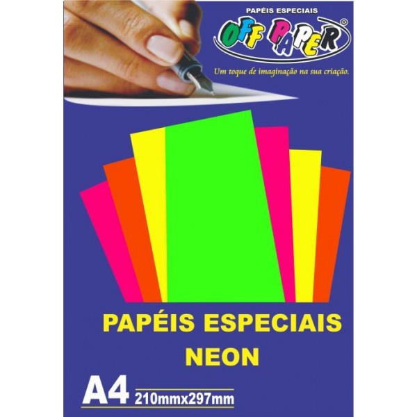 Papel Neon A4 / Off Paper | Shopee Brasil