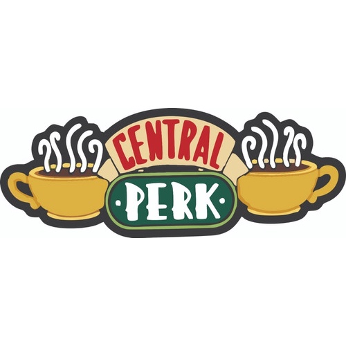 Elipse Mdf Central Perk Friends 40cm | Shopee Brasil