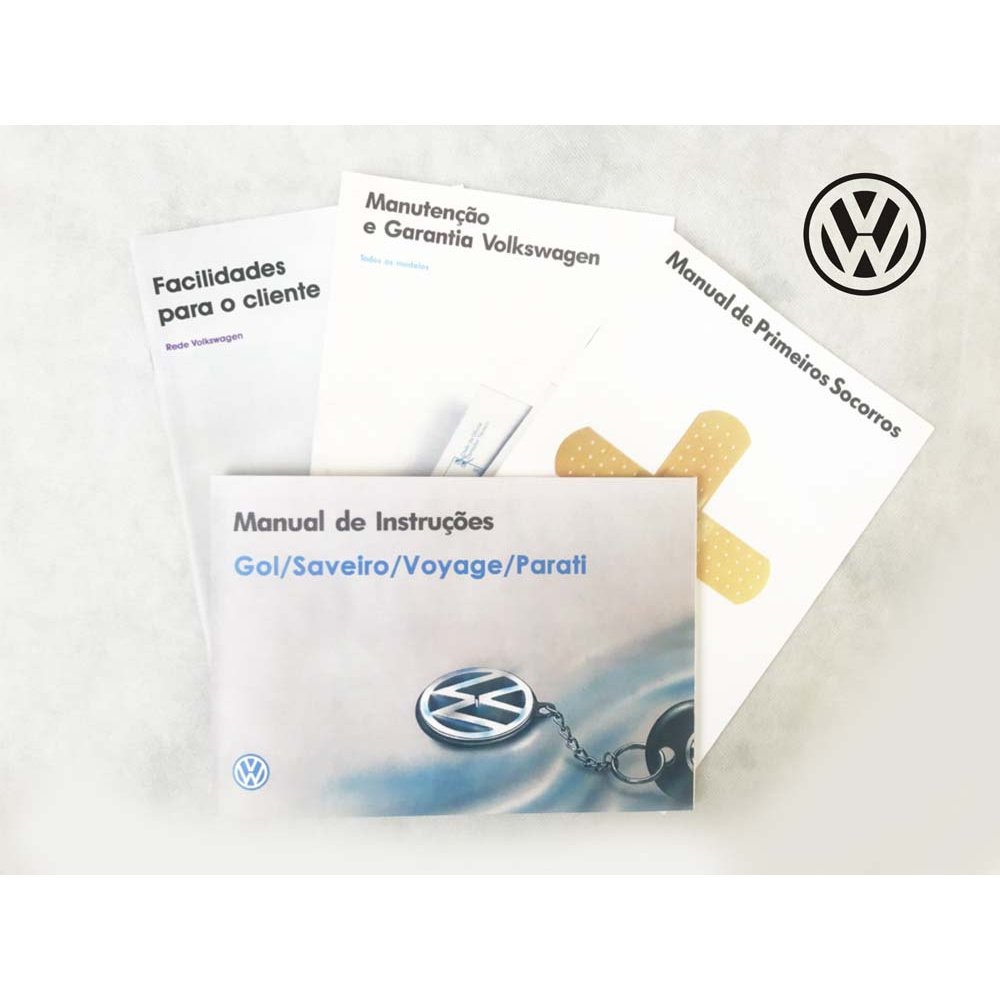 Manual Do Proprietario Completo Gol Saveiro Voyage Parati 1991 1992 1993 1994 + Adesivos ...