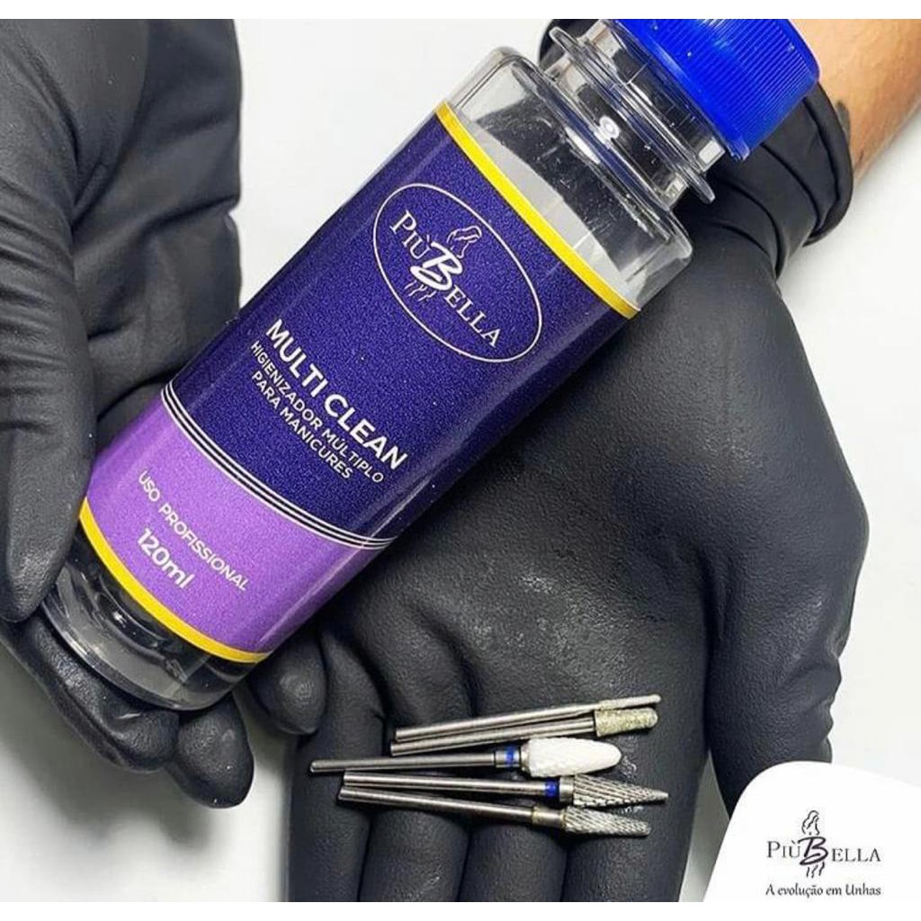 Multiclean Limpa brocas Piu Bella - 120 ml | Shopee Brasil