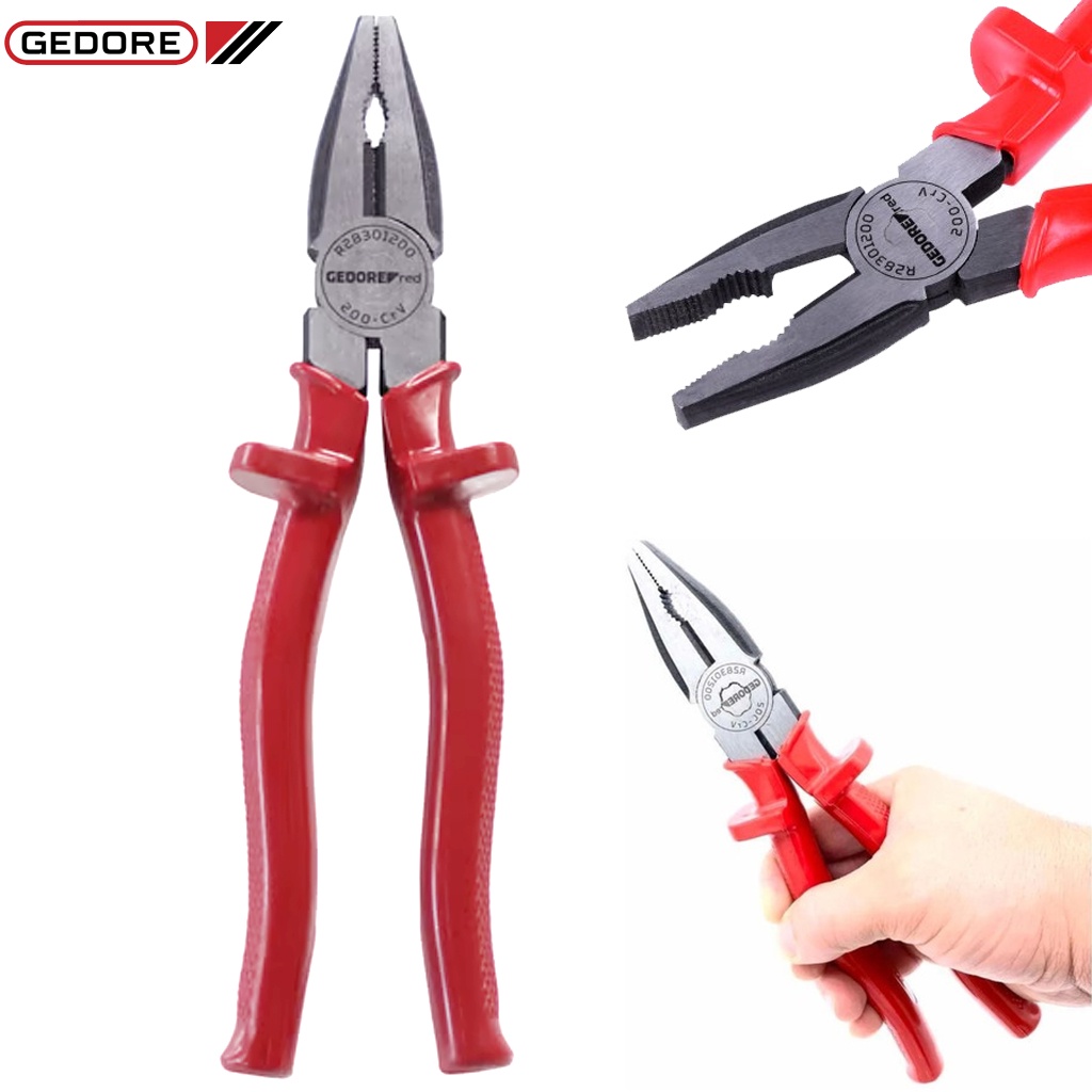 Alicate Gedore Red Universal Gedore 8 Pol 200mm | Shopee Brasil