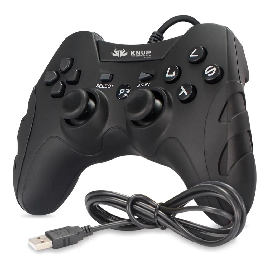 Controle Para Pc Playstation3 Joystick Usb Gamer Manete Windows Note ...