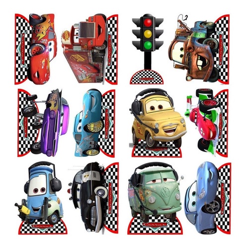Kit 12 - Display De Mesa | Carros Disney | Shopee Brasil