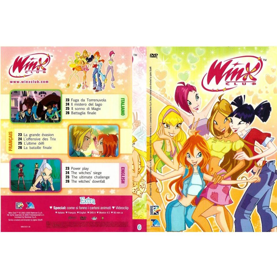 DVD O Clube da Winx (2004) Completo Dublado | Shopee Brasil