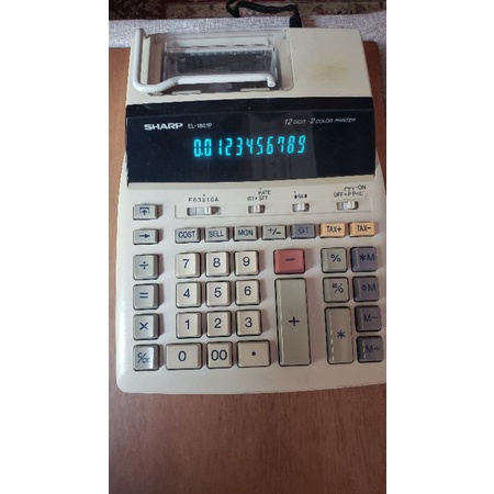 Calculadora Sharp El-1801p + 27 bobinas | Shopee Brasil
