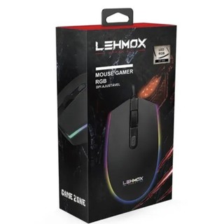 Mouse Gamer Óptico LEHMOX Hyper Gt Led Rgb Dpi 4 Botões GT-M3 GT-M6 Com ...