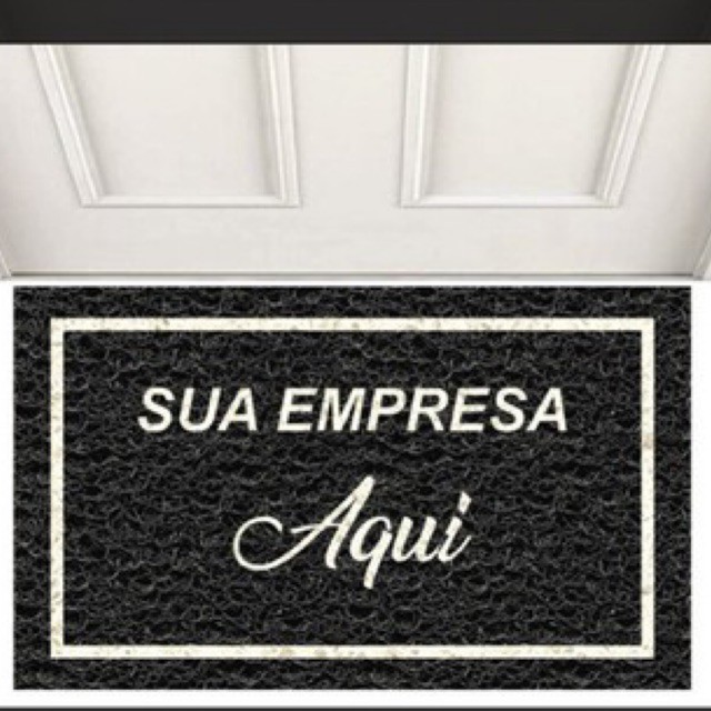 capacho Personalizado qualquer tamanho e cor!! 100x60cm | Shopee Brasil
