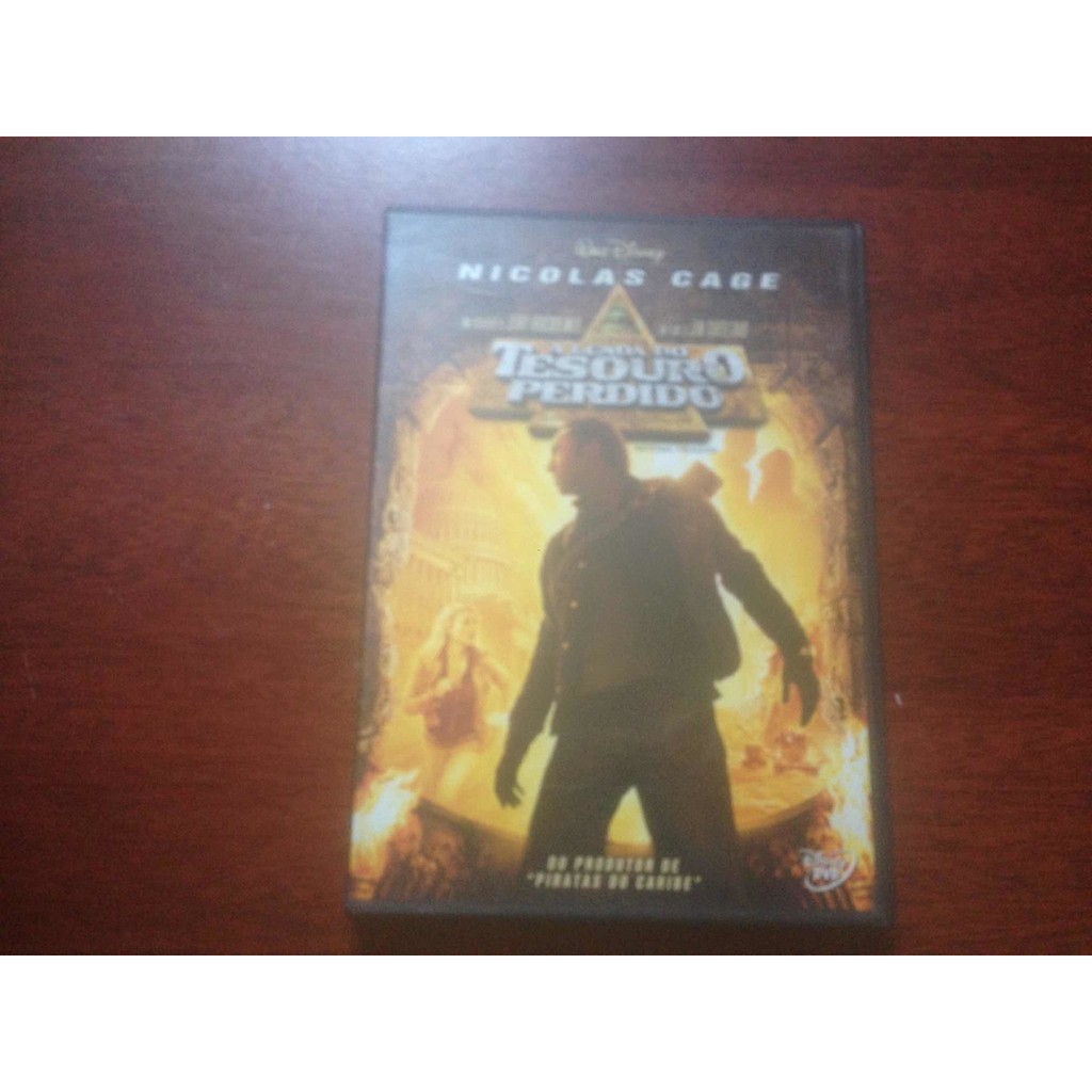 Dvd A Lenda Do Tesouro Perdido walt Nicolas cage disney desapego ...