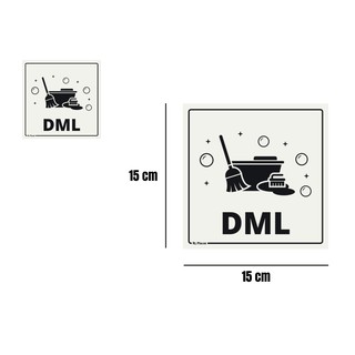 Placa de Sinalização DML 15x15 | Shopee Brasil