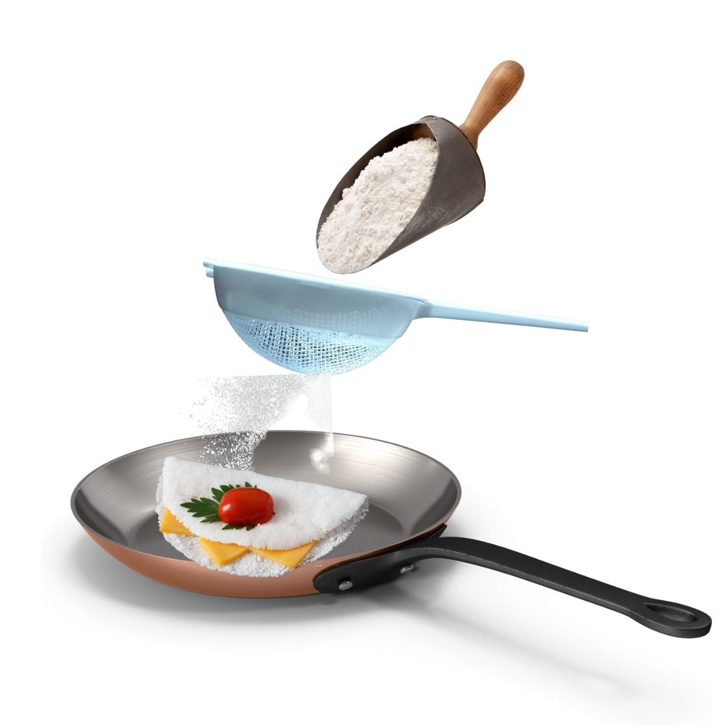 2 Peneira peneirinha coador de plastico para cozinhar ou fazer tapioca ...