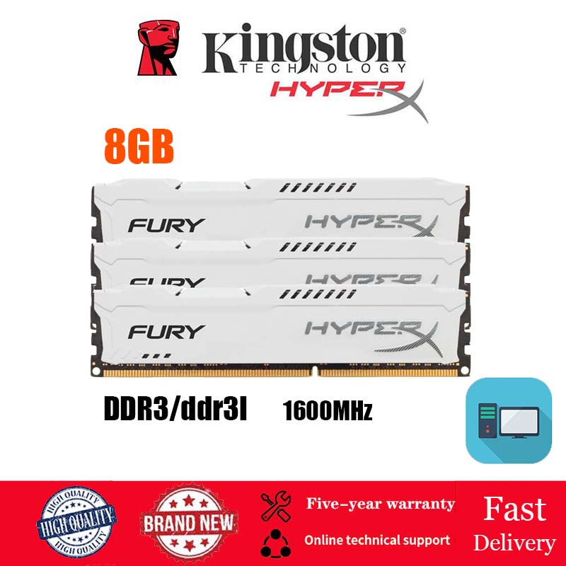 Ddr3 Kingston Hyperx Fury 8Gb Ddr3L 1600mhz Memória Desktop Pc3 / Pc3L 12800 1.35 V / 1.5 V ...