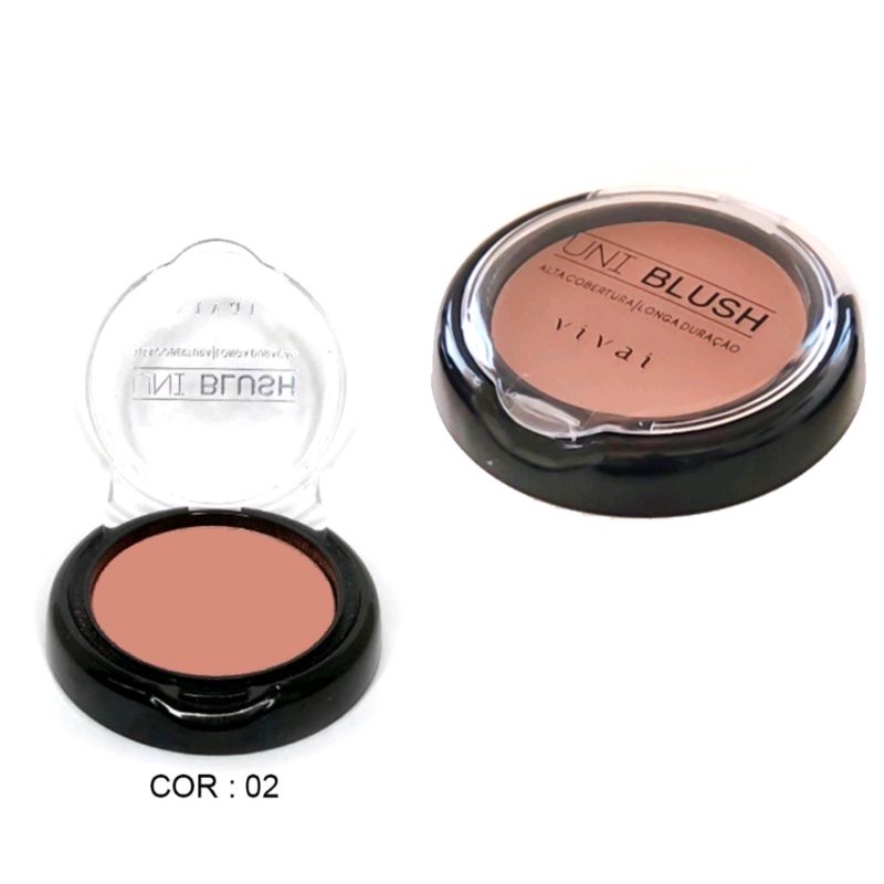 Blush Facial Compacto da Vivai | Shopee Brasil
