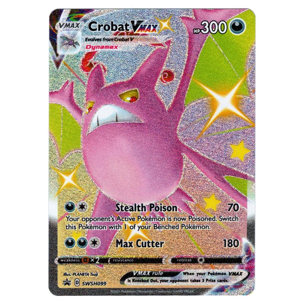 Crobat Vmax Grande Promo + 15 cartas de brinde | Shopee Brasil