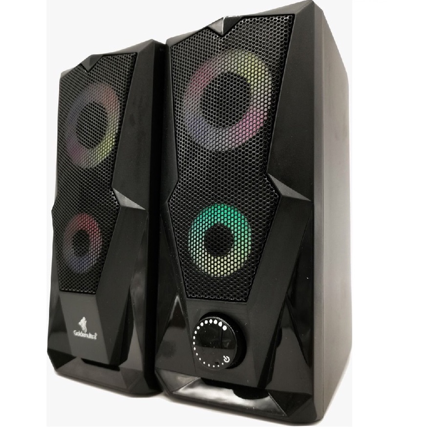 Caixa Caixinha de Som Potente Gamer Rgb Usb P2 Para Computador Pc ...