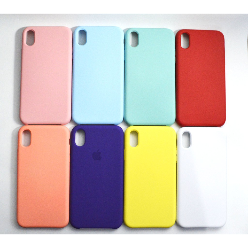 Capa case iPhone XR original silicone aveludada por dentro | Shopee Brasil