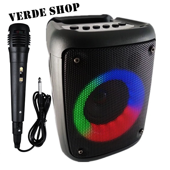 Caixa De Som Bluetooth Rgb Wireless Speaker C/ Suporte KTS-1236-D-3138 ...