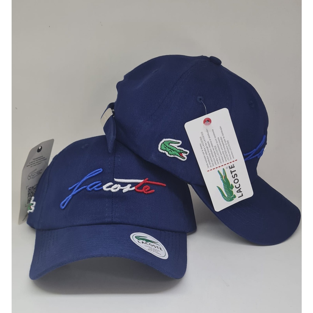 Bone Lacoste Letreiro França Bordado Diversas Cores | Shopee Brasil