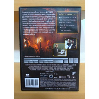 DVD A Lenda Do Tesouro Perdido original Disney Nicolas Cage | Shopee Brasil