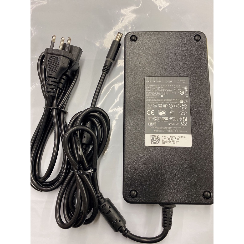 Fonte Carregador Para Notebook Dell Alienware M11x - 240w | Shopee Brasil
