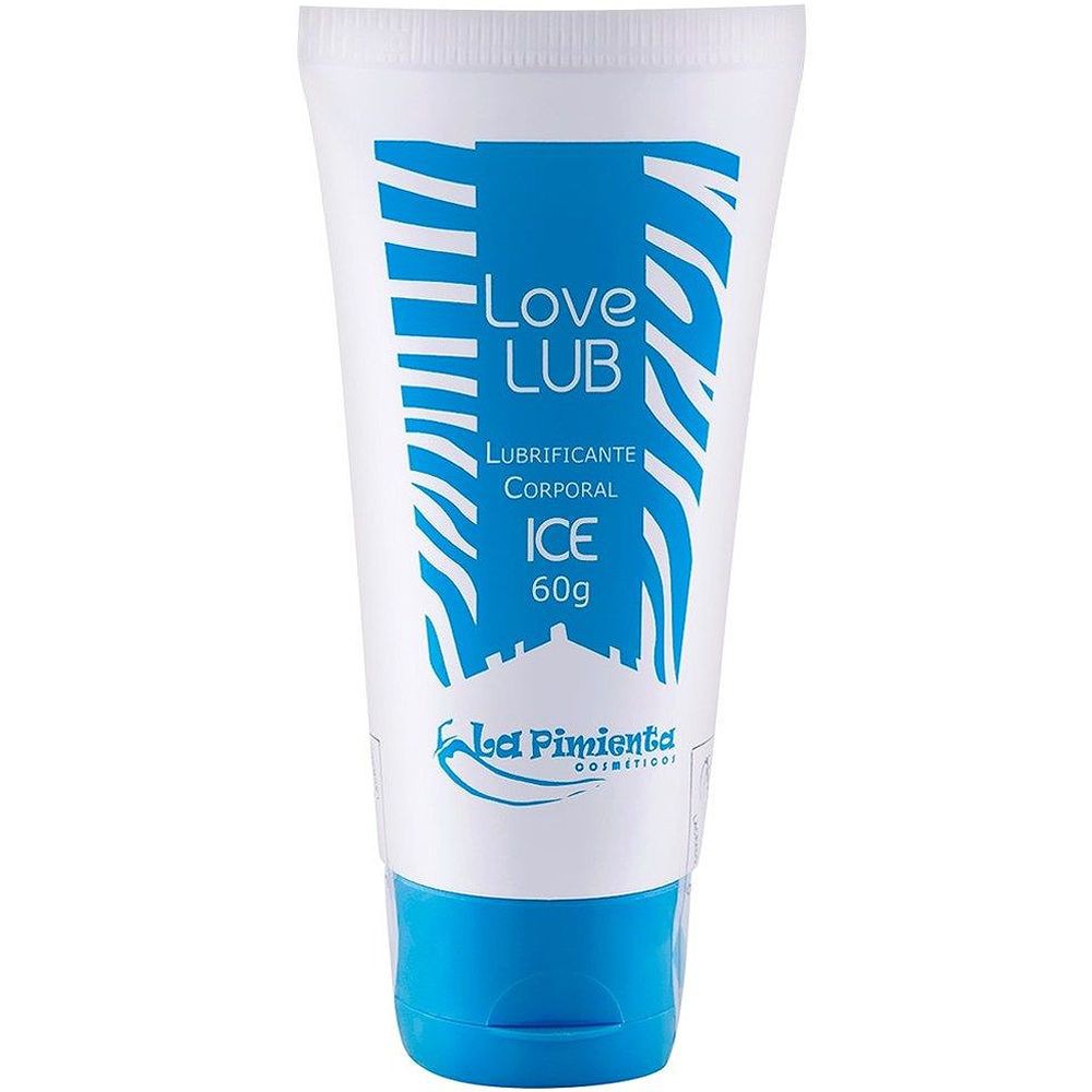 Gel Lubrificante Íntimo Unissex Incolor Love Lub Ice 60 G sensação de ...