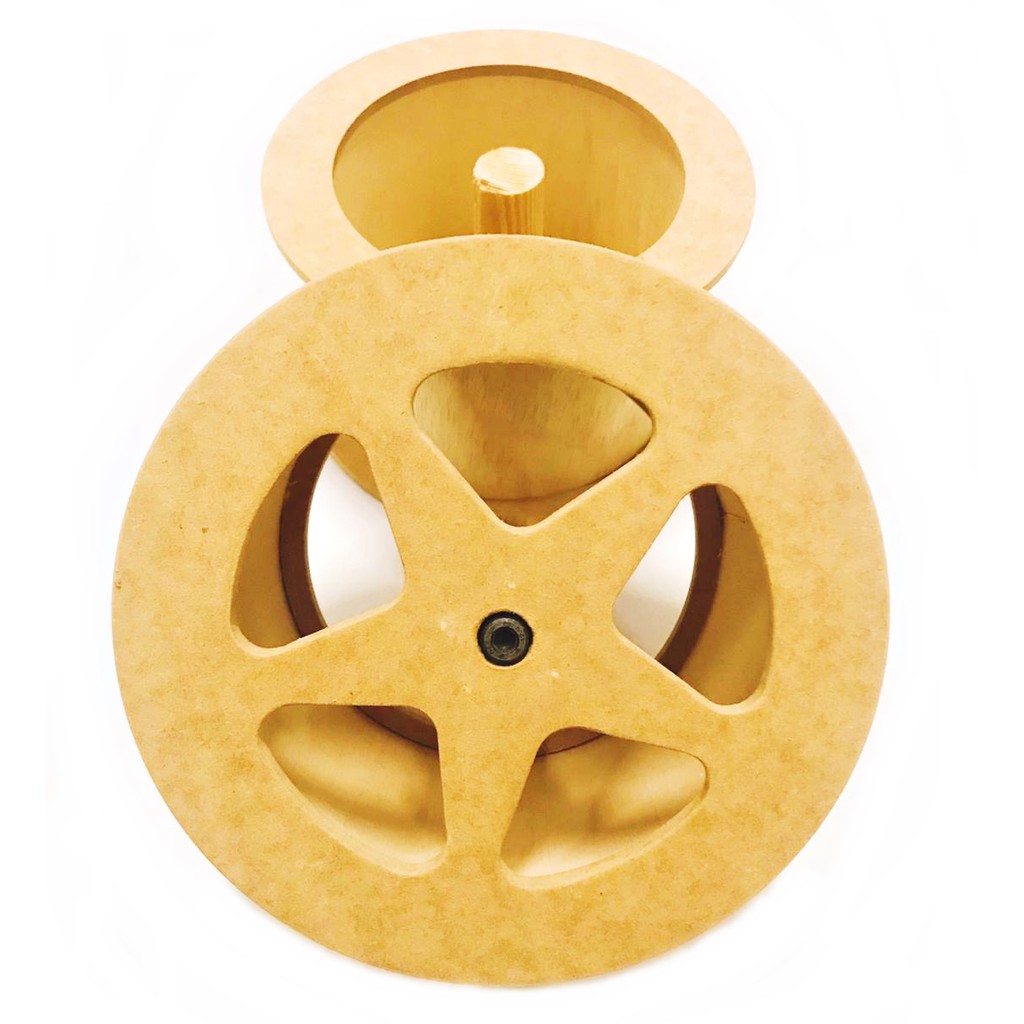 Carretilha para linha de pipa madeira MDF 21cm 8 polegadas corte a ...