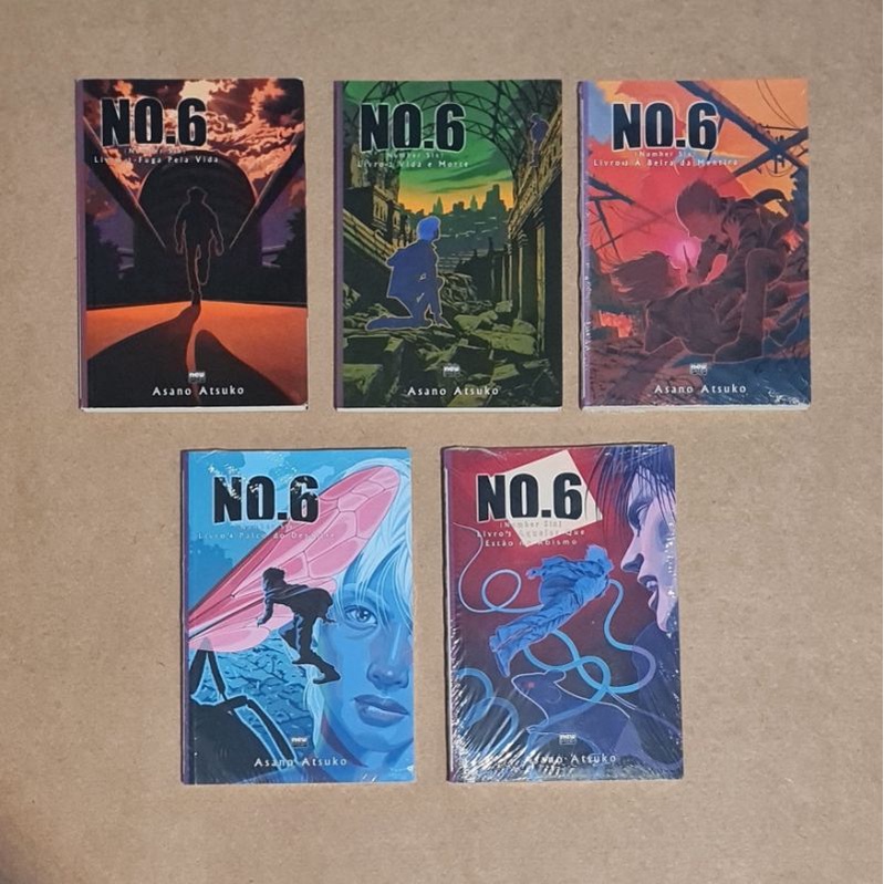 PACOTE NUMBER SIX - LIVRO 01 AO 05 (NOVEL) | Shopee Brasil