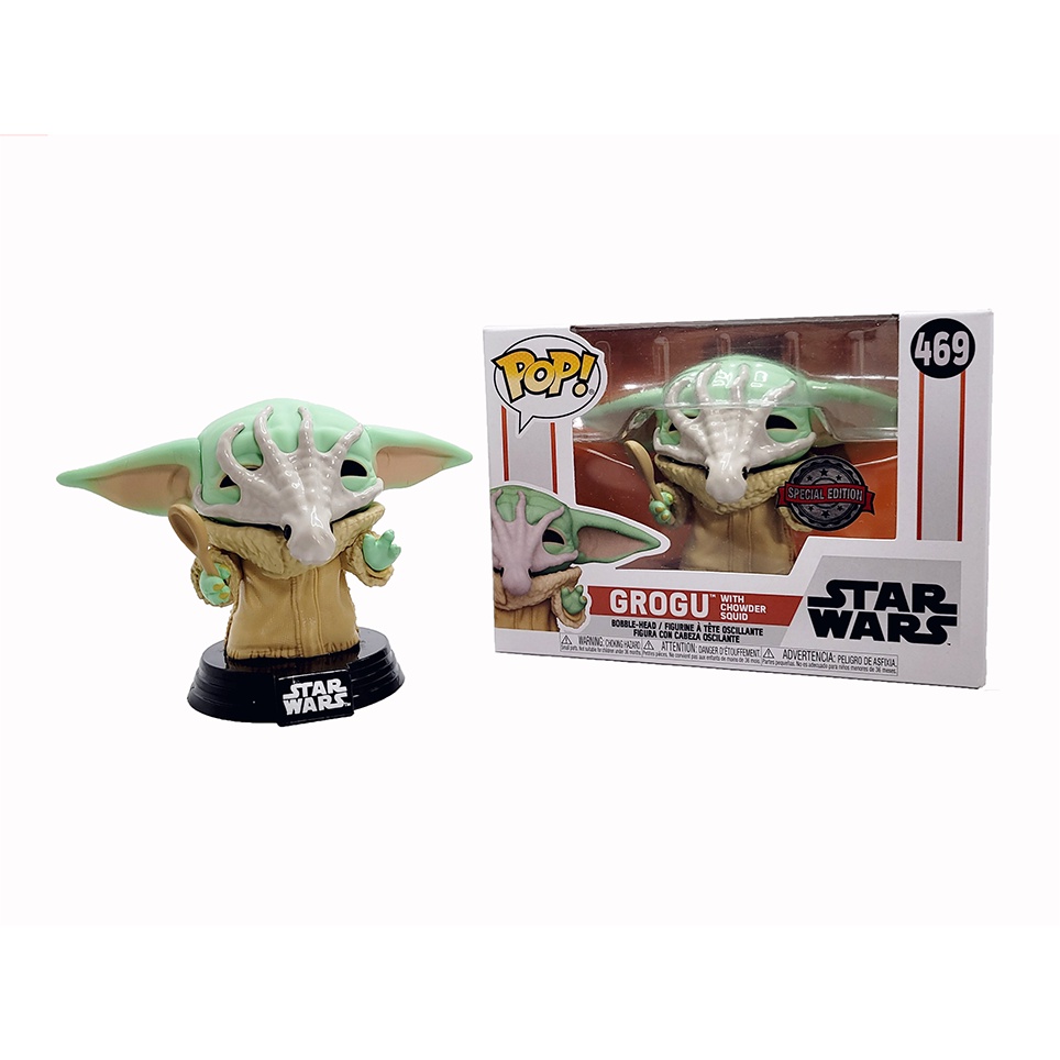 Funko Pop! Baby Yoda (Grogu) com sopa de lula - Special Edition - 469 ...