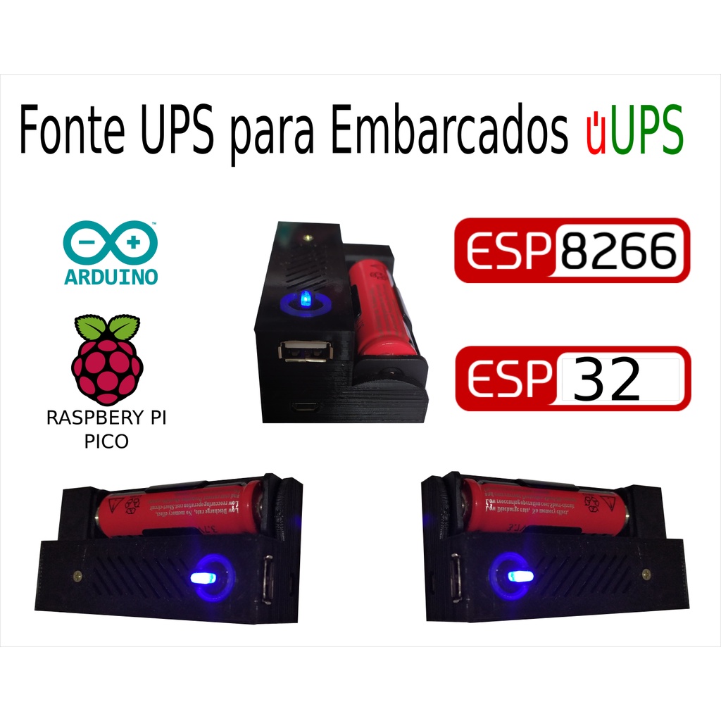 Fonte Ups Para Arduino Esp32 uUPS. | Shopee Brasil