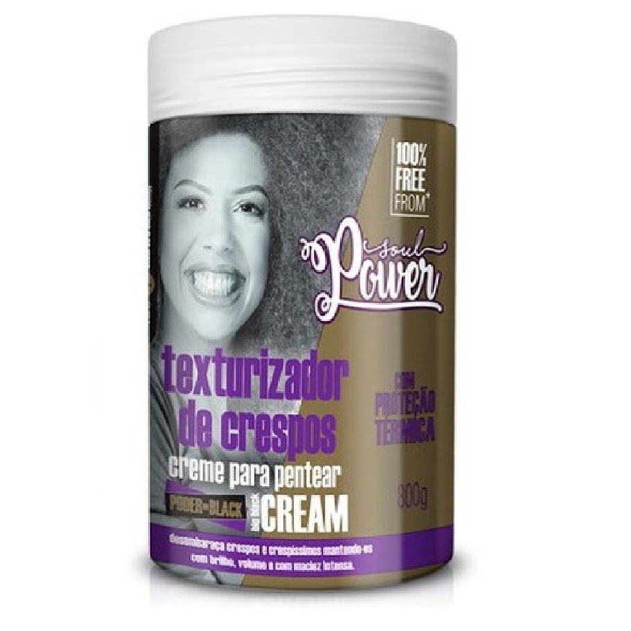 Soul Power Creme de Pentear "Black Cream" 800g | Shopee Brasil