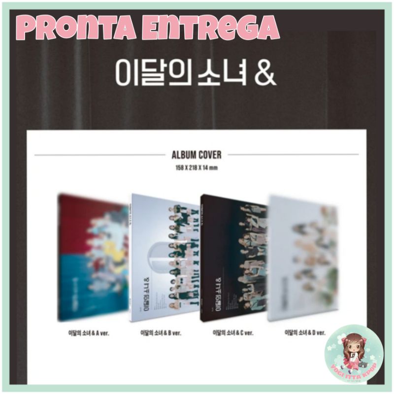 LOONA & 4th Mini Album A / B / C / D Version Kpop Album Lacrado Pronta ...