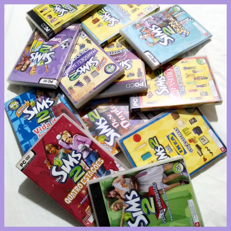 Jogo The Sims 2 CD/PC originais - expansões e coleção de objetos ...