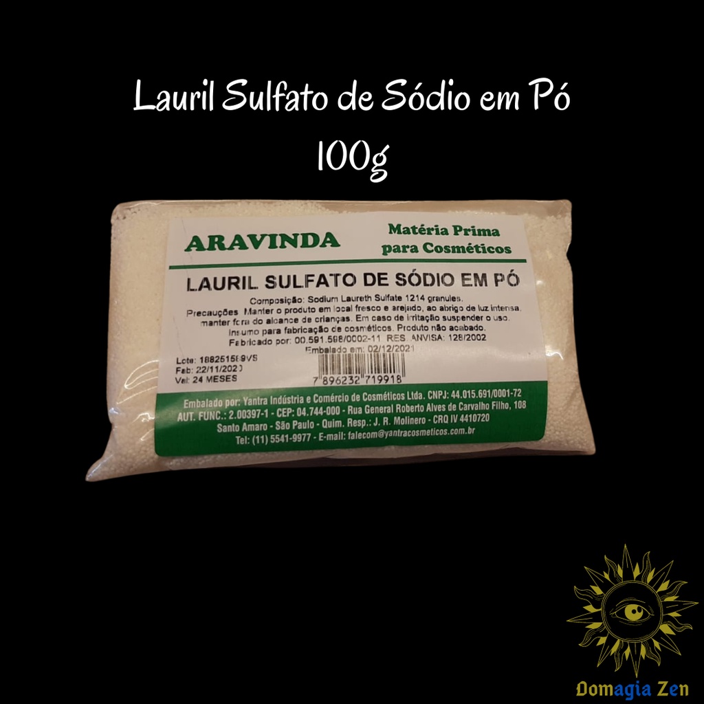 Lauril Sulfato de Sódio em Pó 100g para Uso Cosmético em Sabonetes ...