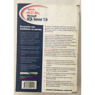 Livro - Aprenda em 21 dias Microsoft SQL Server 7.0 - Informática ...