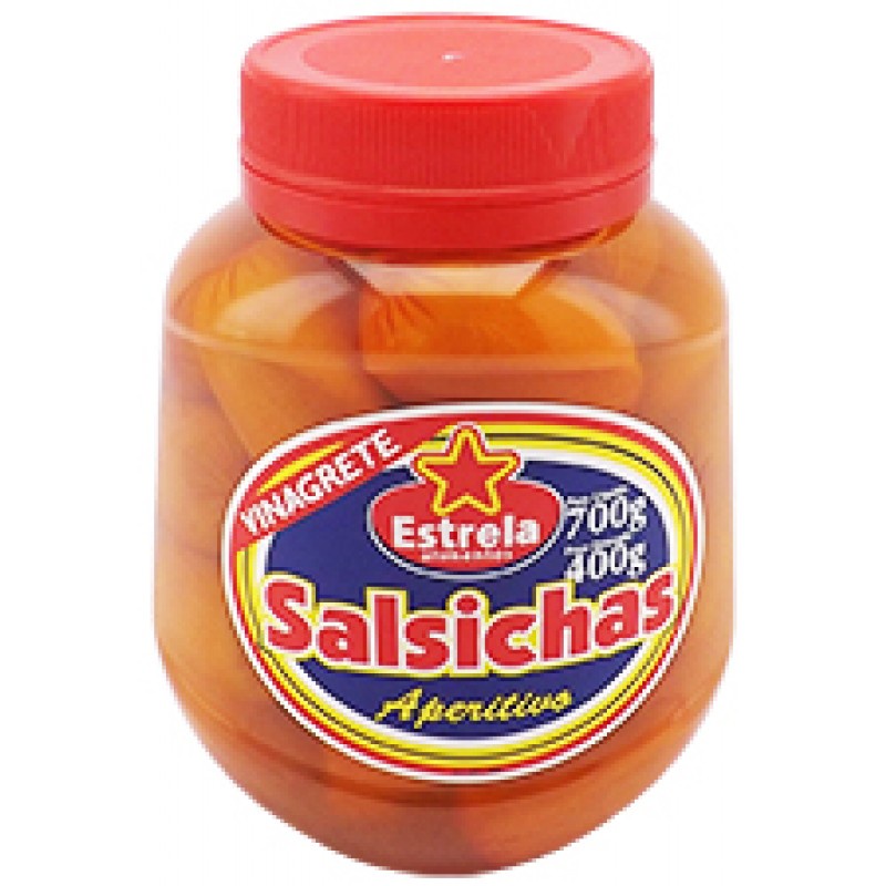mini salsicha em conserva 700ml liquido petisco festa vinagrete ...