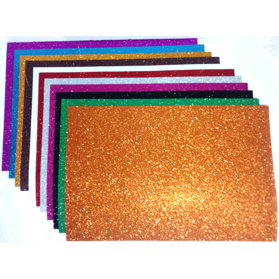 Folha de EVA - Glitter Unidade - 40x60cm | Shopee Brasil
