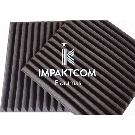 Espuma Acústica Flat 50 X 50 X 3,5 cm 1 unidade - Escorrega o Preço