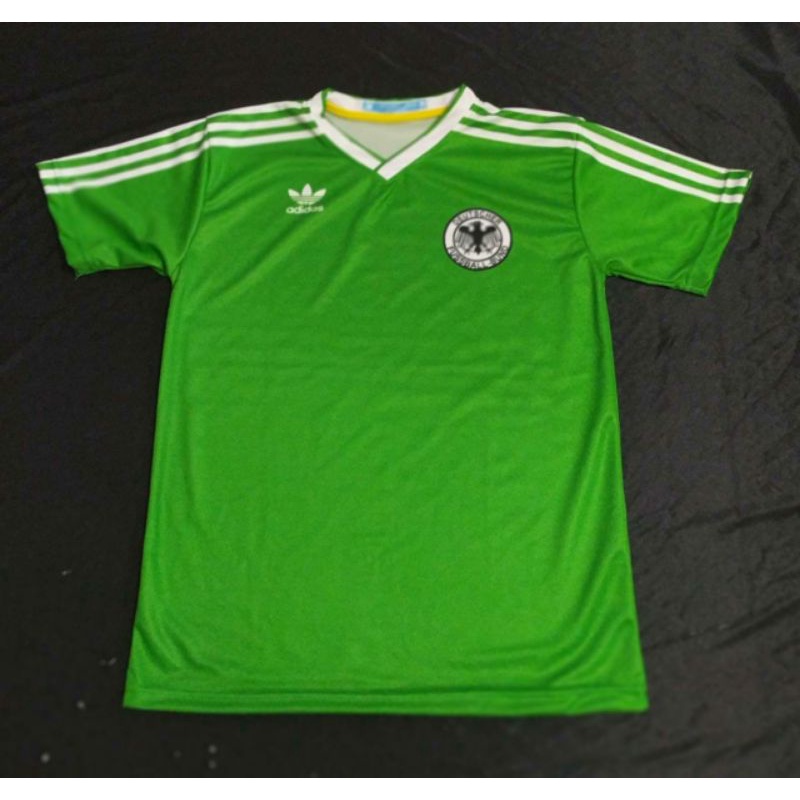 Camisa de Time da Alemanha 1986 Away Estampa Completa | Shopee Brasil