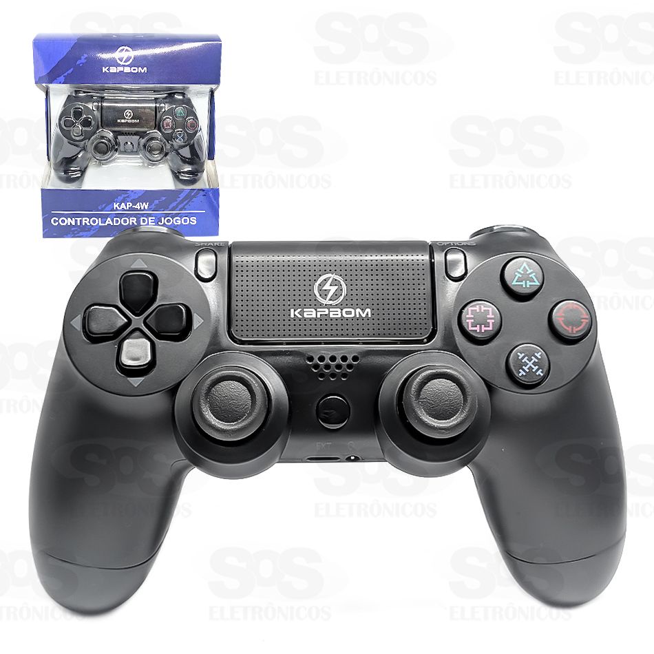 Controle Joystick Para Ps4 Playstation 4 Manete Com e Sem Fio Pronta ...