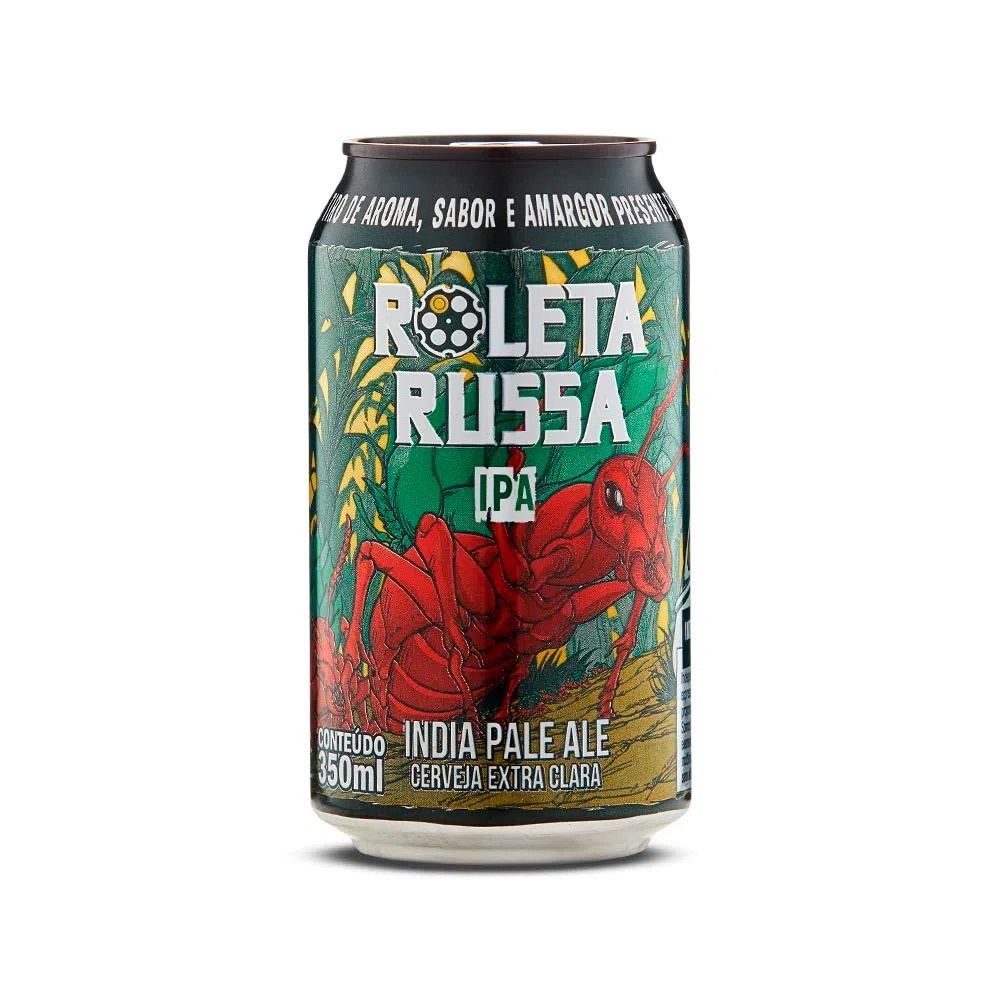 Cerveja Roleta Russa Ipa Lata 350ml | Shopee Brasil