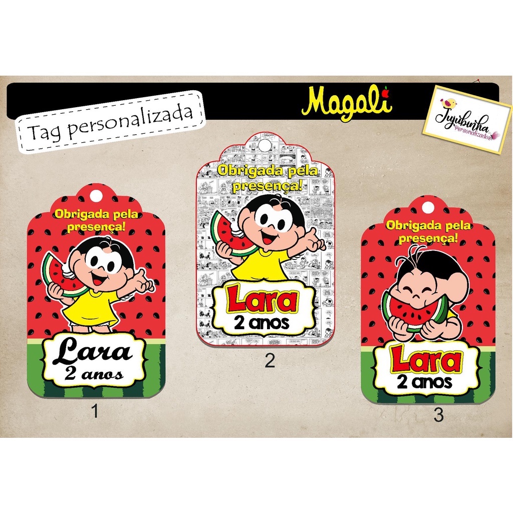 Tag De Agradecimento Magali | Shopee Brasil