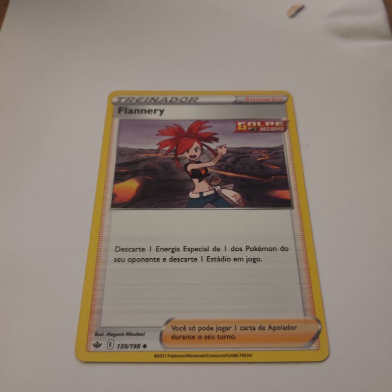 Flannery pokemon Tcg treinador apoiador | Shopee Brasil